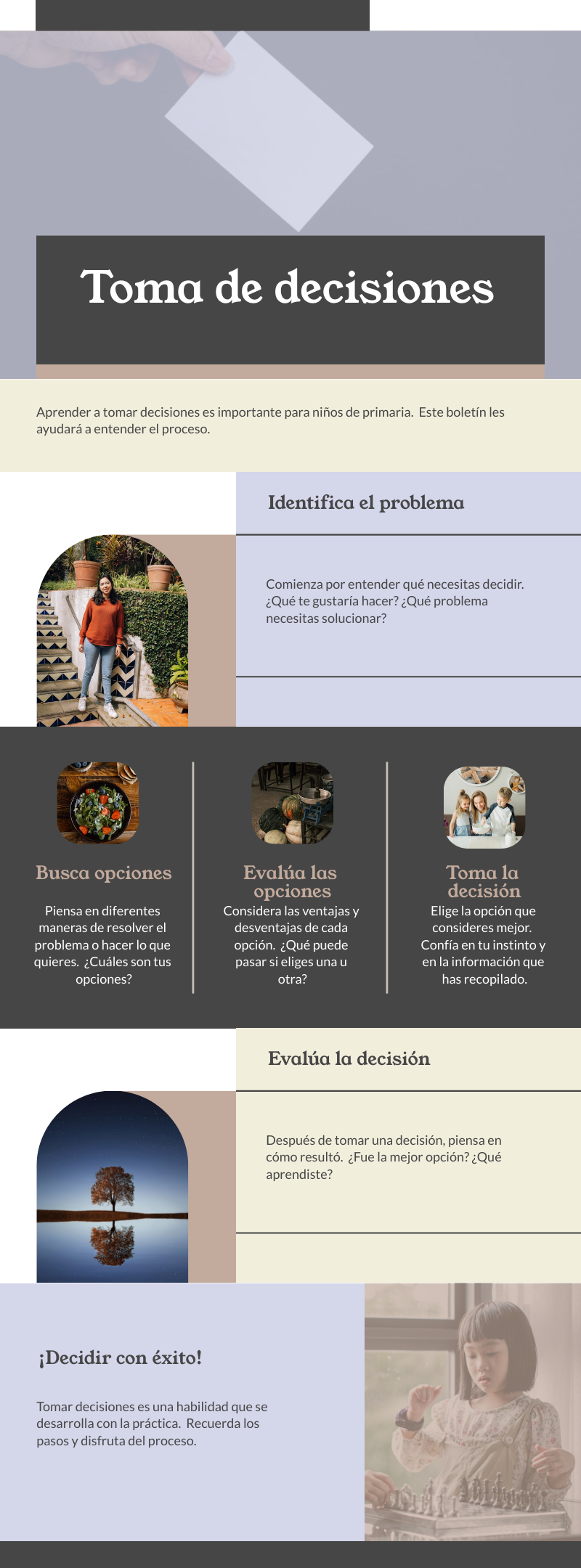 Toma de Decisiones en Niños de Primaria
