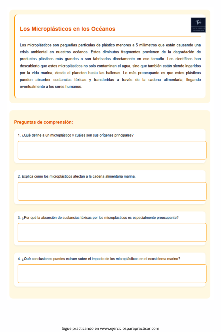 Comprensión Lectora 5 de Primaria - Ejercicios ilimitados