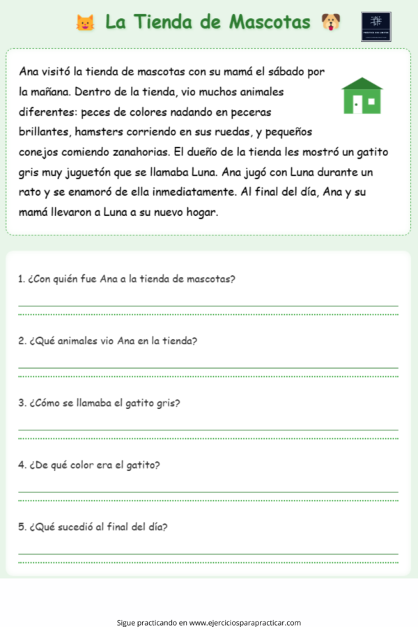 1000 Ejercicios Comprensión Lectora para Segundo de Primaria