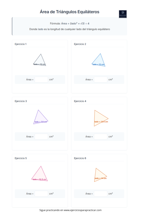 calcular el área de un triángulo - Aprende Paso a paso